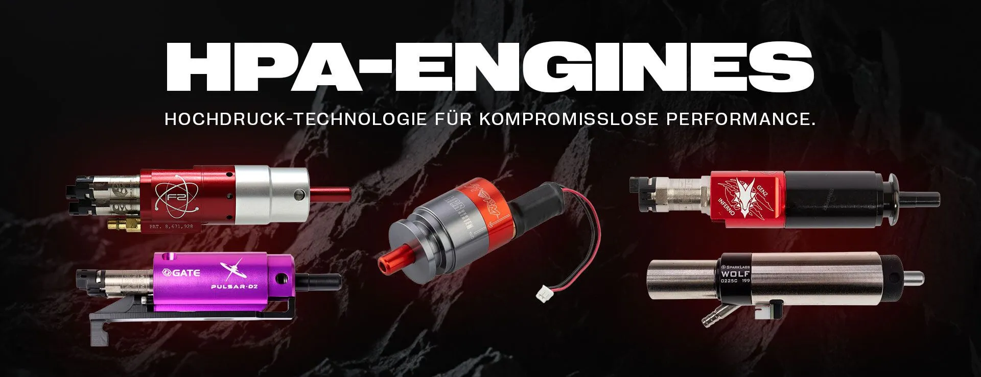 HPA-Waffen Engines im Vergleich